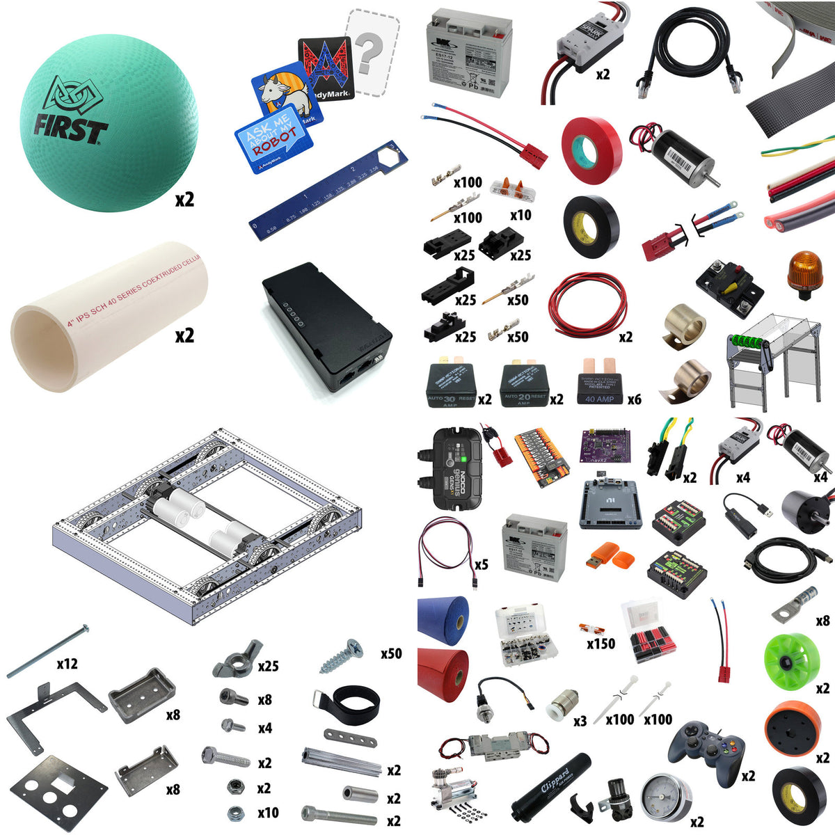 AndyMark Version of FRC Kit of Parts