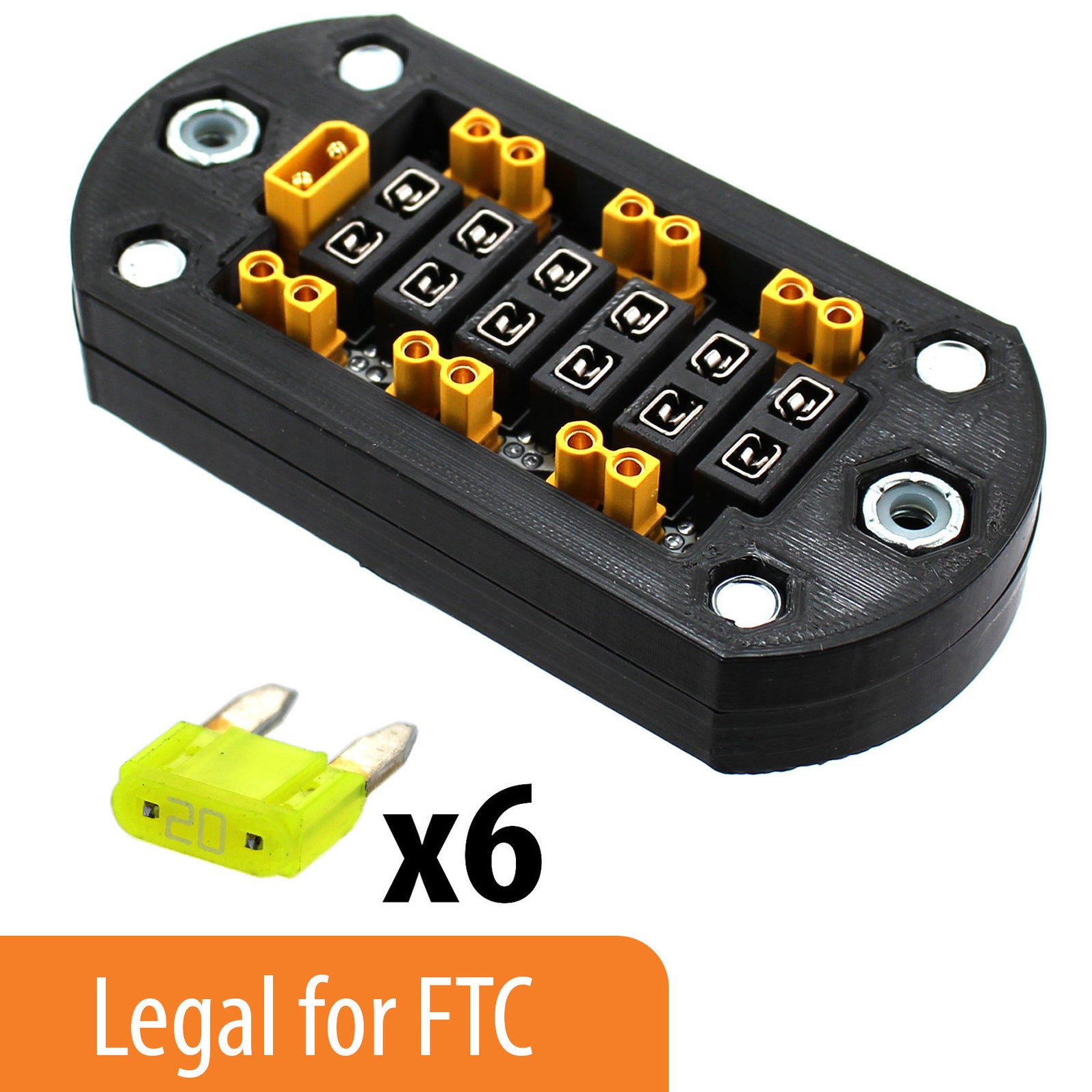 XT30 Fused Power Distribution Board — AndyMark