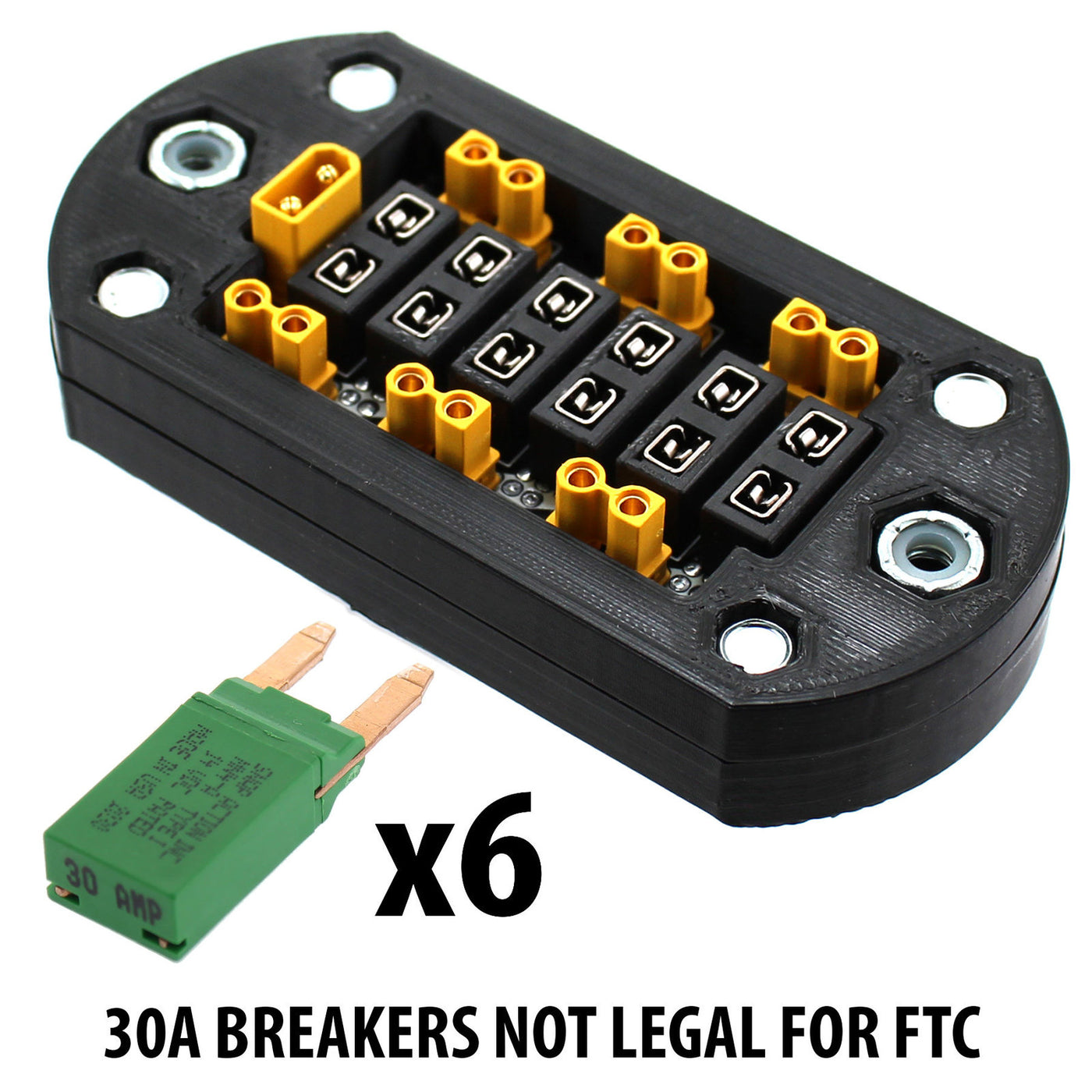 XT30 Fused Power Distribution Board — AndyMark