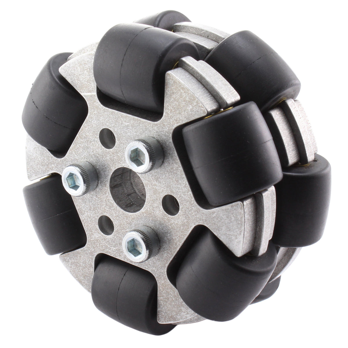 3 in. Dualie Aluminum Omni Wheel With 3/8 Hex Bore — AndyMark